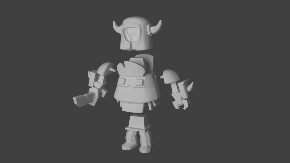 Archivo STL Figure of mini PEKKA Clash Royale・Modelo para descargar y imprimir en 3D • Cults